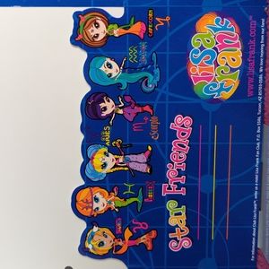 Lisa Frank | Other | Vintage Lisa Frank Star Friends Zodiac 2 Pocket ...